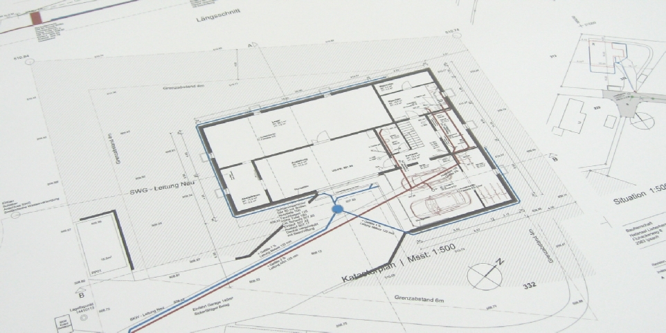 Baupläne / Plandruck