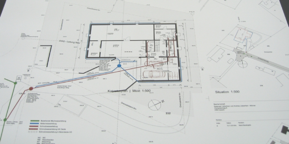 Baupläne / Plandruck